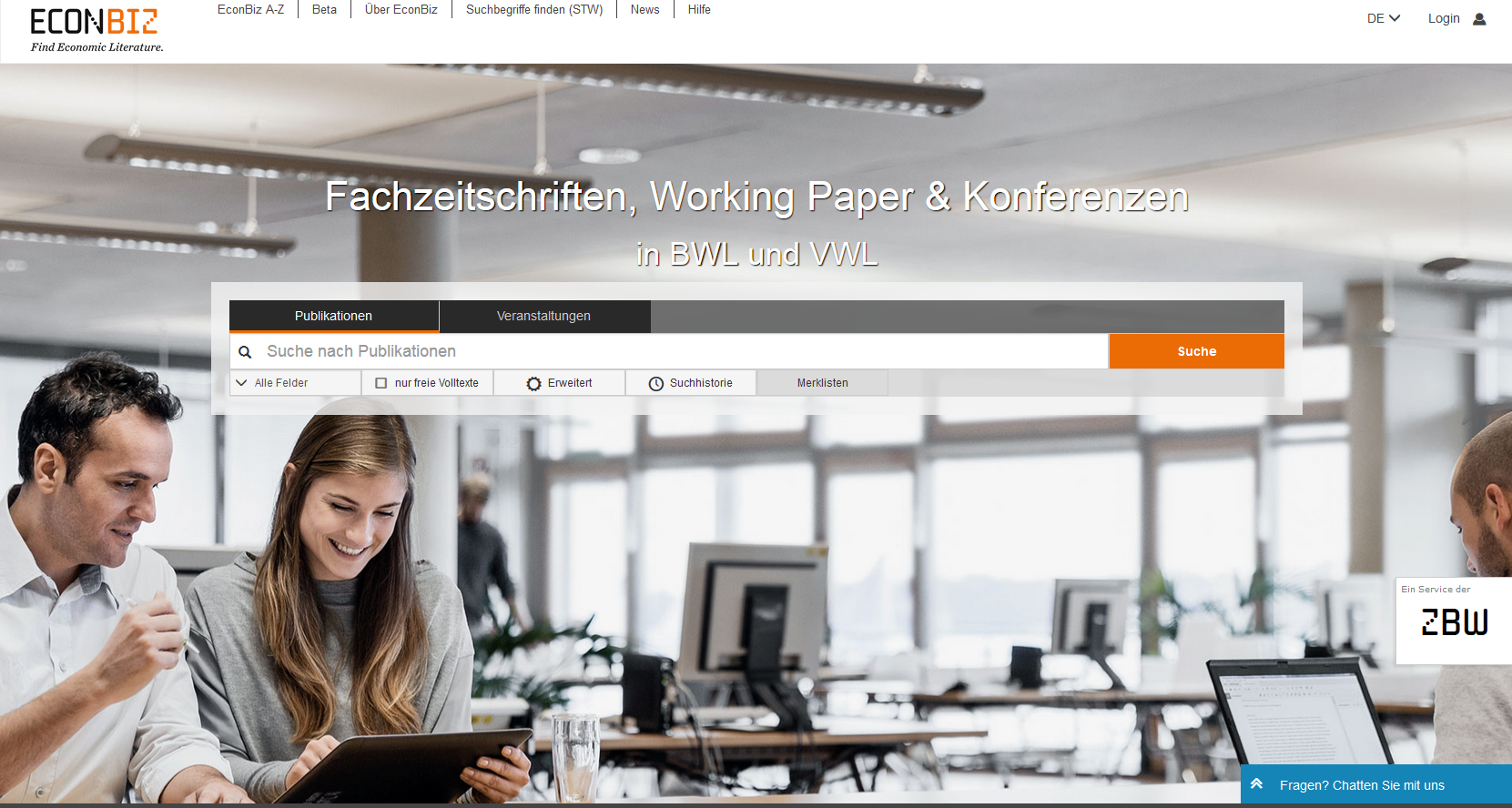EconBiz « THWS-Bibliothek